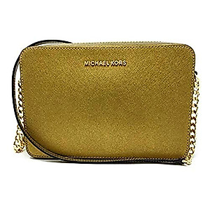 Michael Kors Women's Jet Set Item Crossbody Bag (Old Gold)