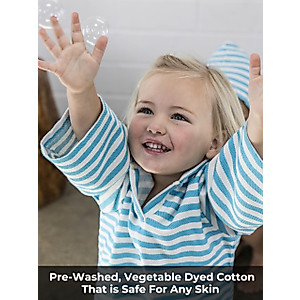 SAMMIMIS Kid’s Beach Towel with Hood - Boys & Girls Swim Cover Up - Pullover Hooded Beach Towel with Long Sleeves – Light, Quick Dry Towel & Hoodie