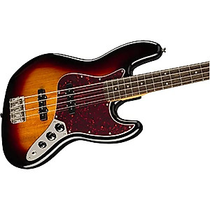 Squier Classic Vibe 60s Jazz Bass, 3-Color Sunburst, Laurel Fingerboard