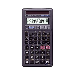 Casio FX 260 Solar II Scientific Calculator, Black