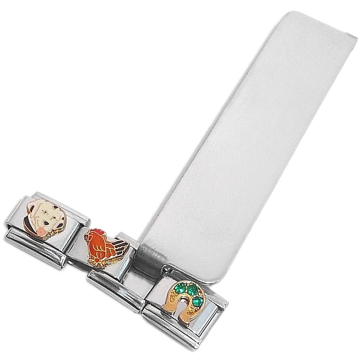 NewCharms Italian Charm Tool for Italian Charm Bracelet Links - Double Sided