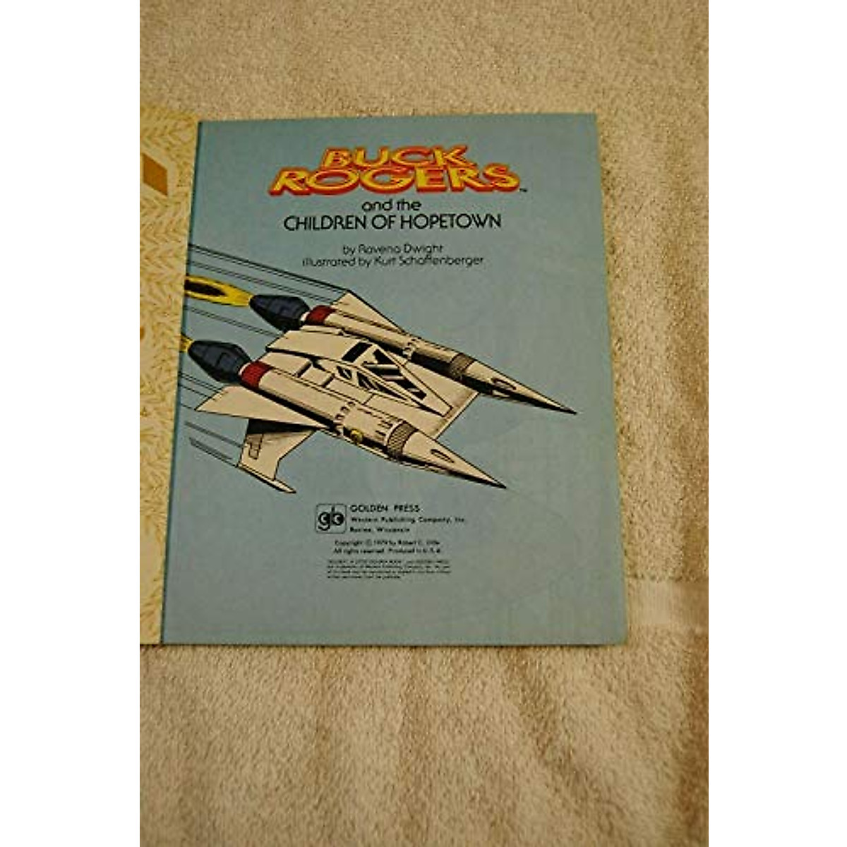 Buck Rogers and the Children of Hopetown 1979 Little Golden Book 1st Edition