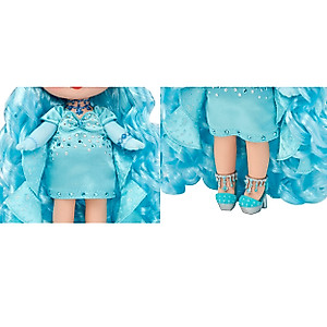 Na! Na! Na! Surprise Sweetest Gems™ Marina Tealstone 7.5" Fashion Doll Aquamarine Birthstone Inspired with Blue Hair, Charmeuse Dress & Brush, Poseable, Great Toy Gift Girls Boys Ages 5 6 7 8+ Years