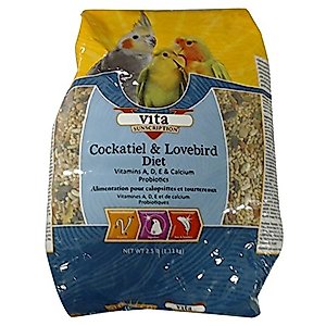 Sun Seed Vita Cockatiel Formula, 2.5Lbs Each