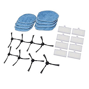 Airshi Robot Accessories, Deep Soft Fiber Dustproof Robotic Vacuum Cleaner Kit for ZCWA BR150 BR151