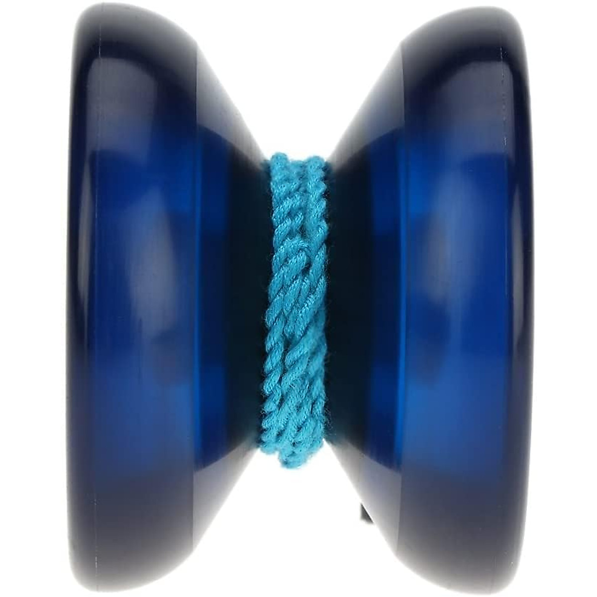MAGICYOYO Responsive Yoyo K1 Tug Return Yoyo, Hubstacks Yoyo for Kids Beginners Dual Purpose Yoyo with Unresponsive Bearing, Sturdy Storage Bag + 12 Yoyo Strings +Yo-Yo Glove +2 Yoyo Hubstacks (Blue)