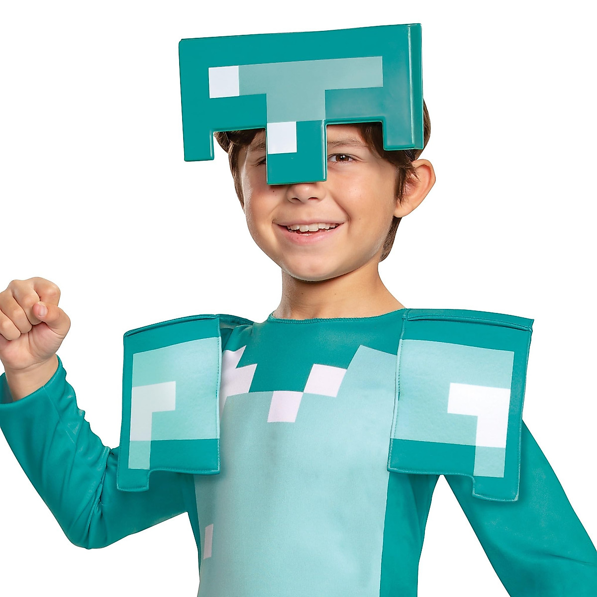 Disguise Minecraft Kids Armor Classic Costume Size 7/8, Blue