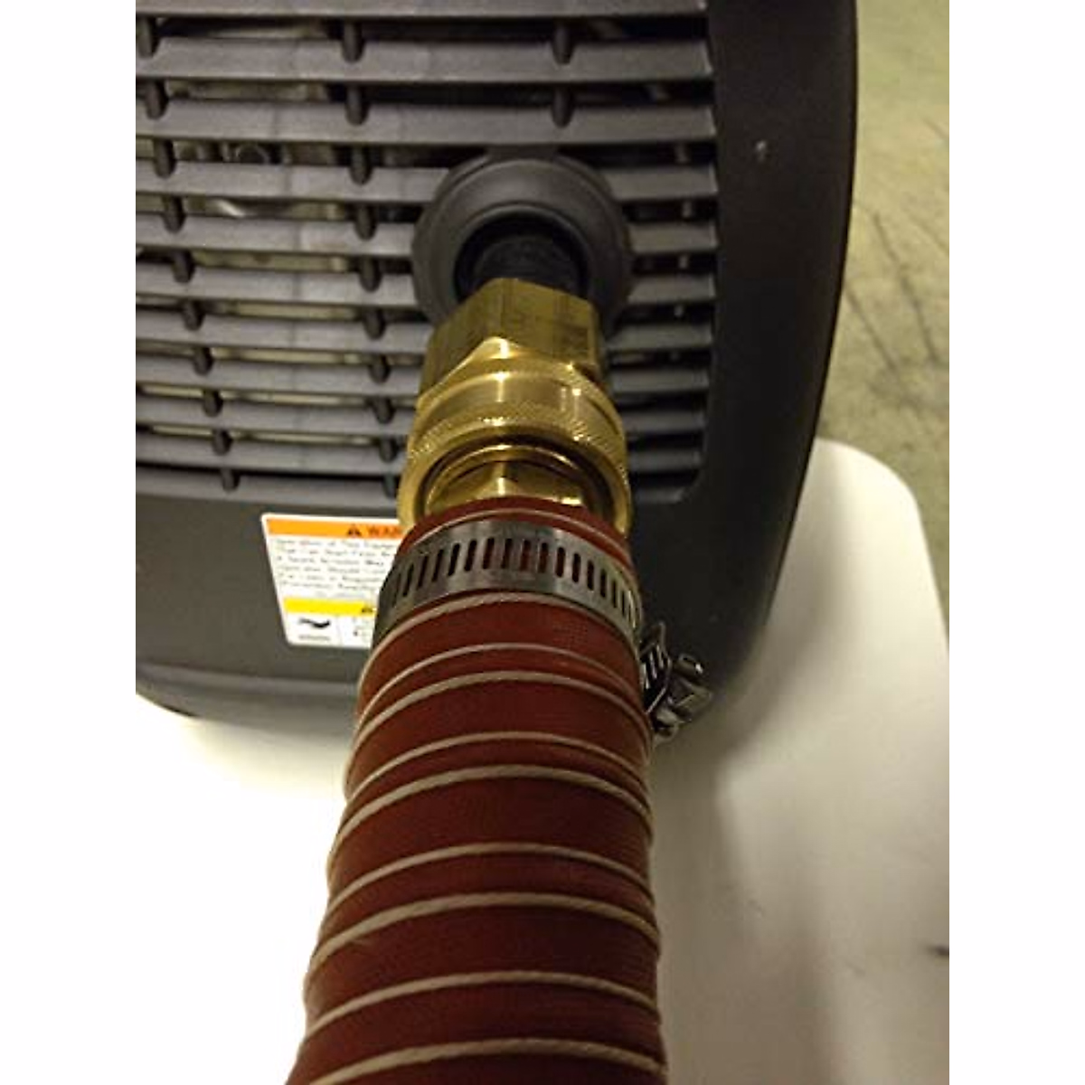 GenExhaust Compatible with Honda EU2200i/EU2000i Generator 1-1/2" Quick Disconnect Silicone Exhaust Extension 5 Foot Length