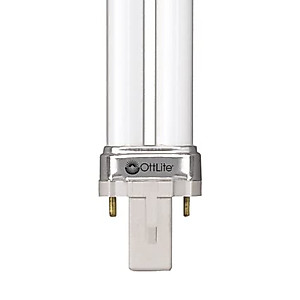 OttLite 13W Replacement Tube Light Bulb with Electronic Ballast Bulb - Compact Fluorescent Light Replacement - Bright Natural Daylight for Bedroom & Living Room - Low Heat & Glare Type E Light Bulb…