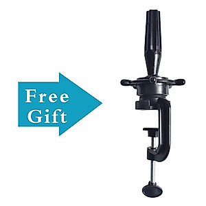 Ba Sha Bald Mannequin Head Beige Female Professional Cosmetology Manikin Doll head for Wigs Making Wig Display Hat Display Glasses Display with Free Clamp