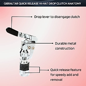 Gibraltar SC-QRHHDC Quick Release Hi Hat Drop Clutch