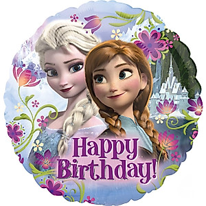 Disney Frozen Birthday Balloon Bouquet - 10 Pieces