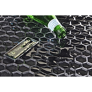 TOUGHPRO Floor Mats Accessories Set (Front Row + 2nd Row) Compatible with Ford Bronco Sport Carpeted Floor All Weather Heavy Duty (Made in USA) Black Rubber 2021 2022 2023 2024