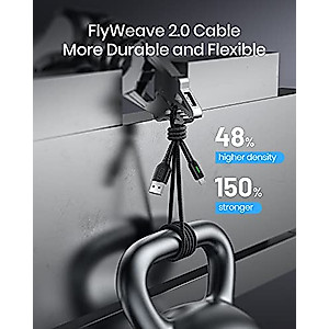 INIU Micro USB Cable, [2-Pack 6.6ft] 3.1A QC 3.0 Fast Charging Android USB Charger Cable & Phone Data Cord for Samsung Galaxy S7 S6 Edge S5 J7 J5 A7 A5 Note 5 Kindle LG G5 G4 HTC NOKIA Moto E5 E6 etc