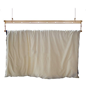 Drying Rack Clothes Airer Ceiling Pulley Maid Traditional Mounted Clothing Dryer Laundry 150cm