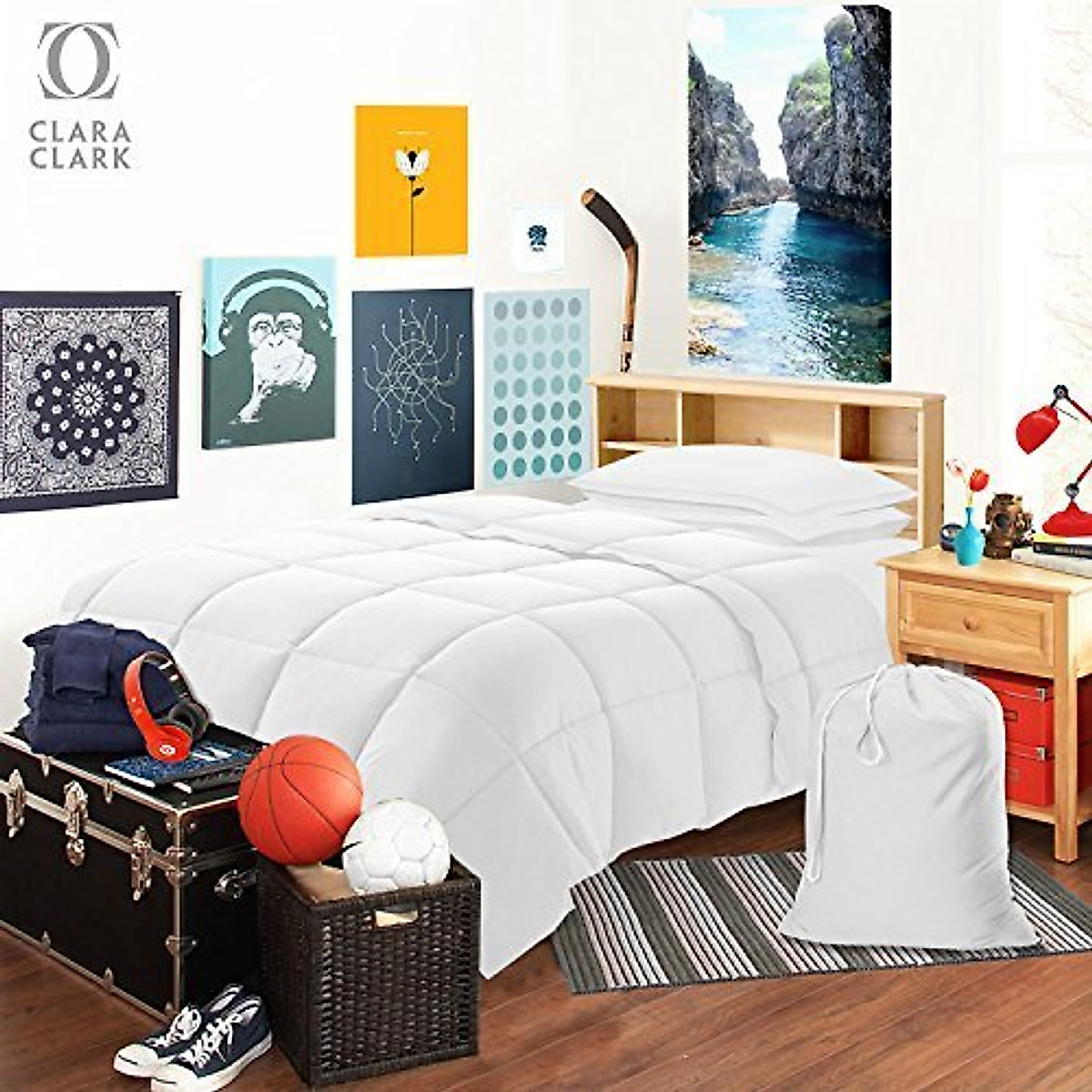 Twin XL 100% Micro Fiber White 3 PC Sheet Set - Soft & Comfy - Twin Extra Long, 15" Deep Pocket, 39" x 80" Great for Dorm Room, Hospital and Split King Dual Adjustable Beds (TXL, White)