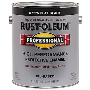 RUST-OLEUM K7776-402 VOC+Compliant+Enamel2, 1 Gallon (Pack of 1), Black, 128 Fl Oz