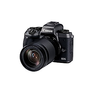 Canon EOS M5 Mirrorless Camera Kit EF-M 18-150mm f/3.5-6.3 is STM Lens Kit - Wi-Fi Enabled & Bluetooth (Renewed)