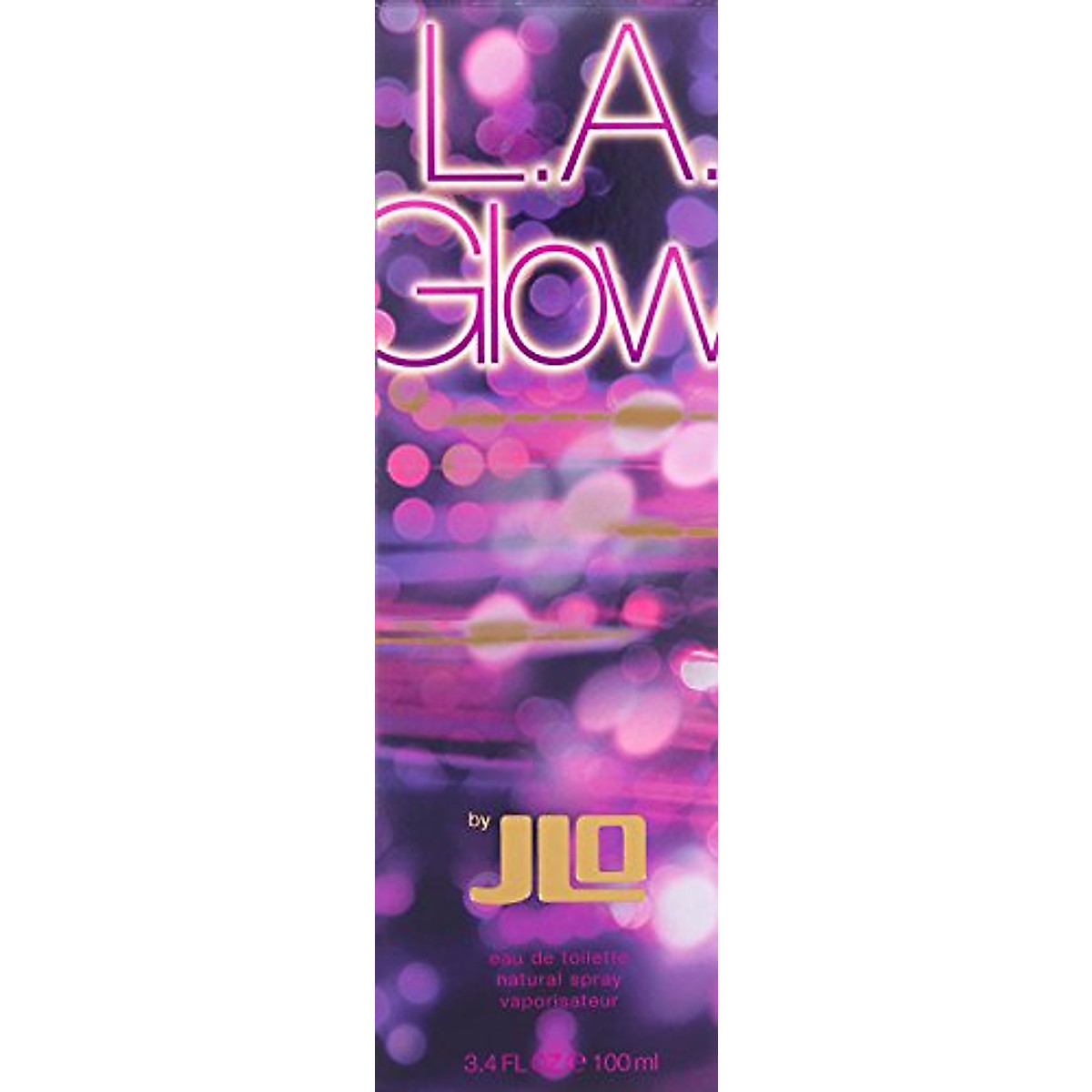 jennifer lopez LA Glow Eau De Toilette Spray, 3.4 Ounce