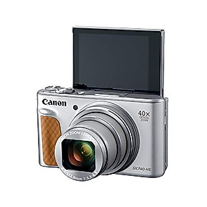Canon PowerShot SX740 Digital Camera w/40x Optical Zoom & 3 Inch Tilt LCD - 4K Video, Wi-Fi, NFC, Bluetooth Enabled (Silver) (Renewed)
