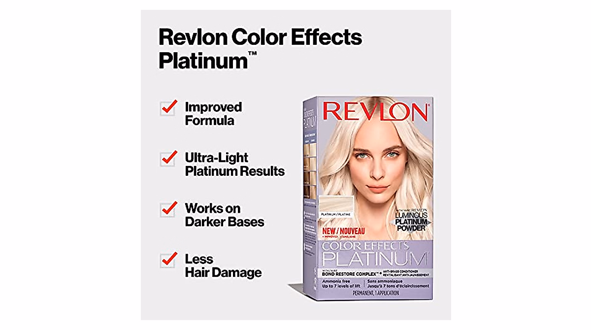Revlon Platinum Permanent Hair Color - Ammonia Free Dye