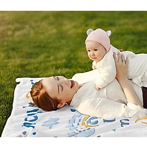 Baptism Gifts for Girl/Boys, Baptism Favors Throw, Girls Baptismal Gift, Christening Gifts for Girls/Boys, Christian Gifts Soft Throw, Christian Prayer Blanket 50"x40"