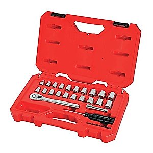 CRAFTSMAN Mechanics Tool Set, SAE / Metric, 3/8-Inch Drive, 32-Piece (CMMT12013)