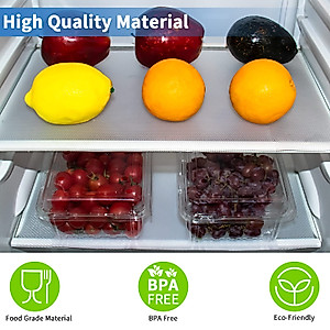 kekestar Shelf Liners for Kitchen Cabinets, Non-Slip Drawer Liner Non-Adhesive 12 Inches x 5FT Waterproof Oil Proof Washable Refrigerator Mat Cupboard, Pantry Cabinet, Drawer, Bathroom Shelves.