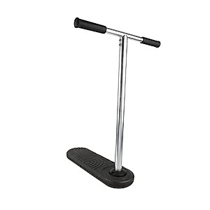 Junior Trainer Stunt Board Scooter - 360 Degree Spinning Base and T-Bar Rotation, Sturdy Base for Practicing Tricks (Black)