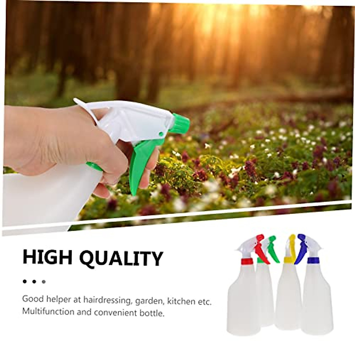 FRCOLOR 4pcs Spray Bottle Watering Can Plant Tools Nursing Flower Sprinkler Spray Bottle for Plants Gardening Sprayer Cleaner Spray Bottle Outdoor Watering Tool Water Spray Can Care