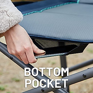 TIMBER RIDGE XXL Upgraded Oversized Directors Chairs with Foldable Side Table, Detachable Side Pocket, Heavy Duty Folding Camping Chair up to 600 Lbs Weight Capacity (Blue) Ideal Gift