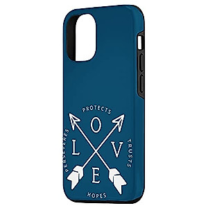 iPhone 12/12 Pro Love Protects Trusts Hopes Perseveres Arrows Case
