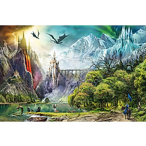 Ravensburger Reign of Dragons 3000-Piece Jigsaw Puzzle | Intricate Dragon-Themed Design | Premium Craftsmanship | Family-Friendly Fun | Ideal for Advanced Puzzlers