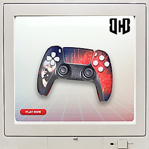 Tokyo Ghhoul Custom PS-5 Controller Wireless compatible with Play-Station 5 Console by BCB Controllers | Proudly Customized in USA with Permanent HYDRO-DIP Printing (NOT JUST A SKIN)