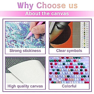 Solitar Full Circle Diamond Picasso Abstract Geometry Girl Diamond Painting Art kit Suitable for Adult Beginner Painting with Gemstone Beads, Crystal Home Wall Decor 12 x 12 in（30x30 cm）