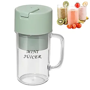Juice Mini Cup Blender, Mini Juice Blender,3 in 1 Colors Mini Travel Juicer Blender, Electric Travel Blender with Straw,3000mah Rechargeable Mini Juice Blender, Blender Juicer Cup for Gym & Outdoor