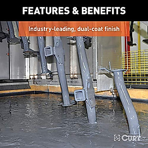 CURT 15921 44-Inch Class 5 Weld-On Hitch Center Section Only, 2-1/2-Inch Receiver, Up to 20,000 lbs