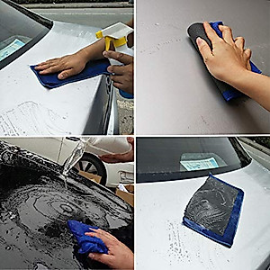 VANANA Magic Clay Towel, Microfiber Claying Mitte Towel Cloth, Clay Bar Towel, Fine Grade Auto Detailing Clay Towel Surface Pre Clay Towel for Car Care