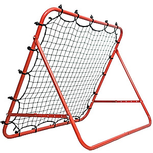 Morimoe Soccer Rebounder Net,Adjustable,Easy Set Up,Steel Frame,40X40-inch