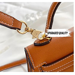 JayGsEmpire Beautiful fashion Handbags for Women Purses Crossbody Bag for girls Top Handle Satchel Shoulder Bag Tote Bag luxury bag (Orange brown)