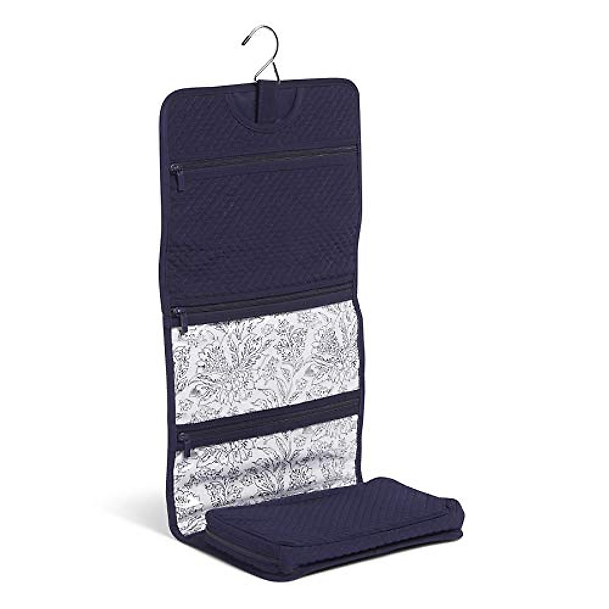 Vera Bradley Women's Microfiber Hanging Travel Organizer, True Navy, One Size