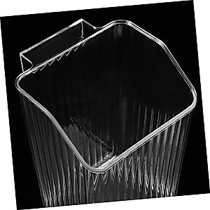 Cabilock 4pcs Wall Hanging Storage Basket Wall Kitchen Organizer Kitchen Trash can Bins Trash containers Recycle bin for Kitchen Office The pet Cabinet Door Trash bin Cabinet