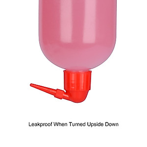 stonylab Chemical Wash Bottle, 2-Pack Lab Sealed Cylindrical Plastic Safety Lab Reagent Squeeze Wash Bottle, Sample Sealing Liquid Storage Containers with Narrow Mouth, 8 oz/2 Bottle