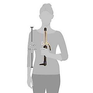 Hot Tools Pro Artist 24K Gold Curling Iron | Long Lasting, Defined Curls (1 in)