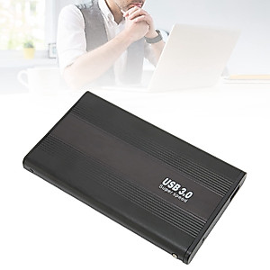 USB 3.0 Hard Drive Enclosure, 1TB Aluminium External Enclosures for SSD HDD, Support Hot Swap, Plug and Play, for Vista for Win for Win ME for Win XP