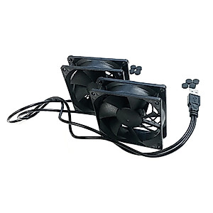 Coolerguys Dual 80mm USB Cooling Fans
