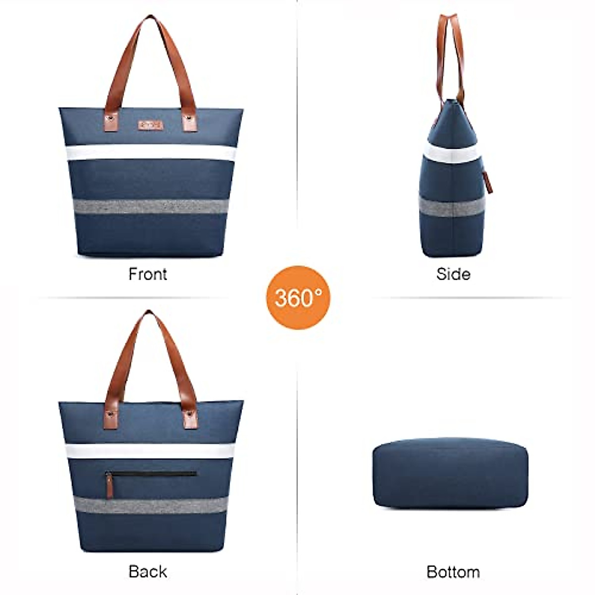 Sucipi Jumbo Insulated Cooler Bag with Thermal Foam Insulation. Soft Cooler Makes a Perfect Insulated Grocery Bag, Food Delivery Bag, Travel Cooler bag, or Beach Cooler