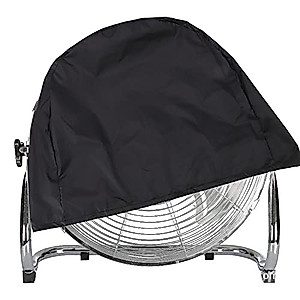 Industrial 24" Belt Drive Drum Fan Cove Waterproof&Dustproof Cover for 24" Barrel Fan,Commercial Floor Fan Cover Protection for Outdoor Indoor Bedroom(Negro)