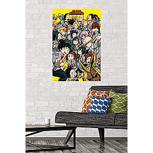 Trends International My Hero Academia - Selfie Wall Poster, 22.375" x 34", Unframed Version,Bedroom