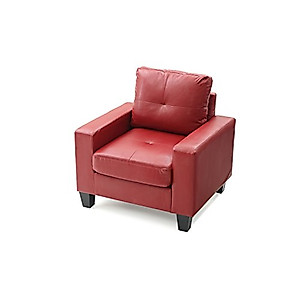 Glory Furniture Newbury Club Chair Red